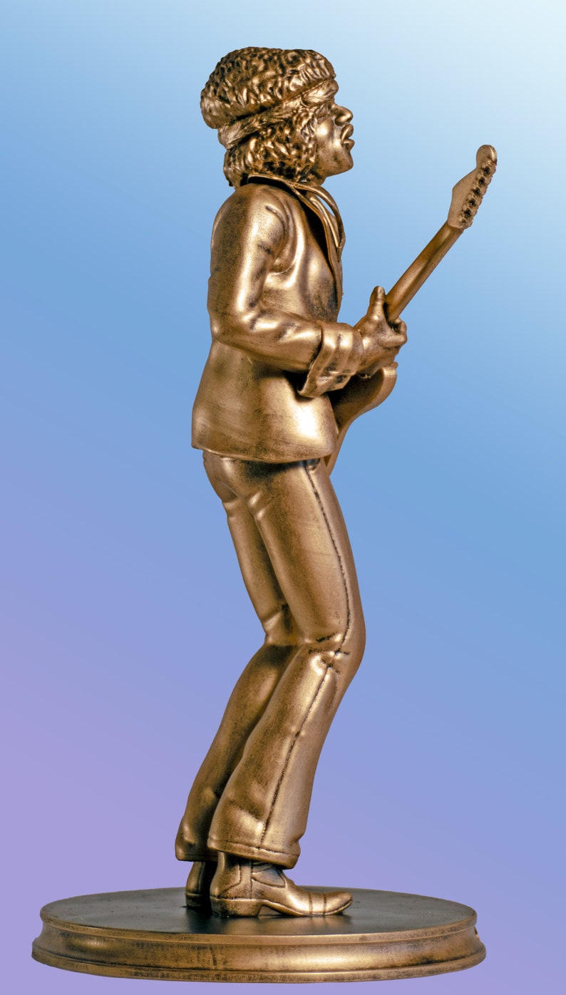 Statue of Jimi Hendrix Legendary Rock-star Guitarist - Etsy