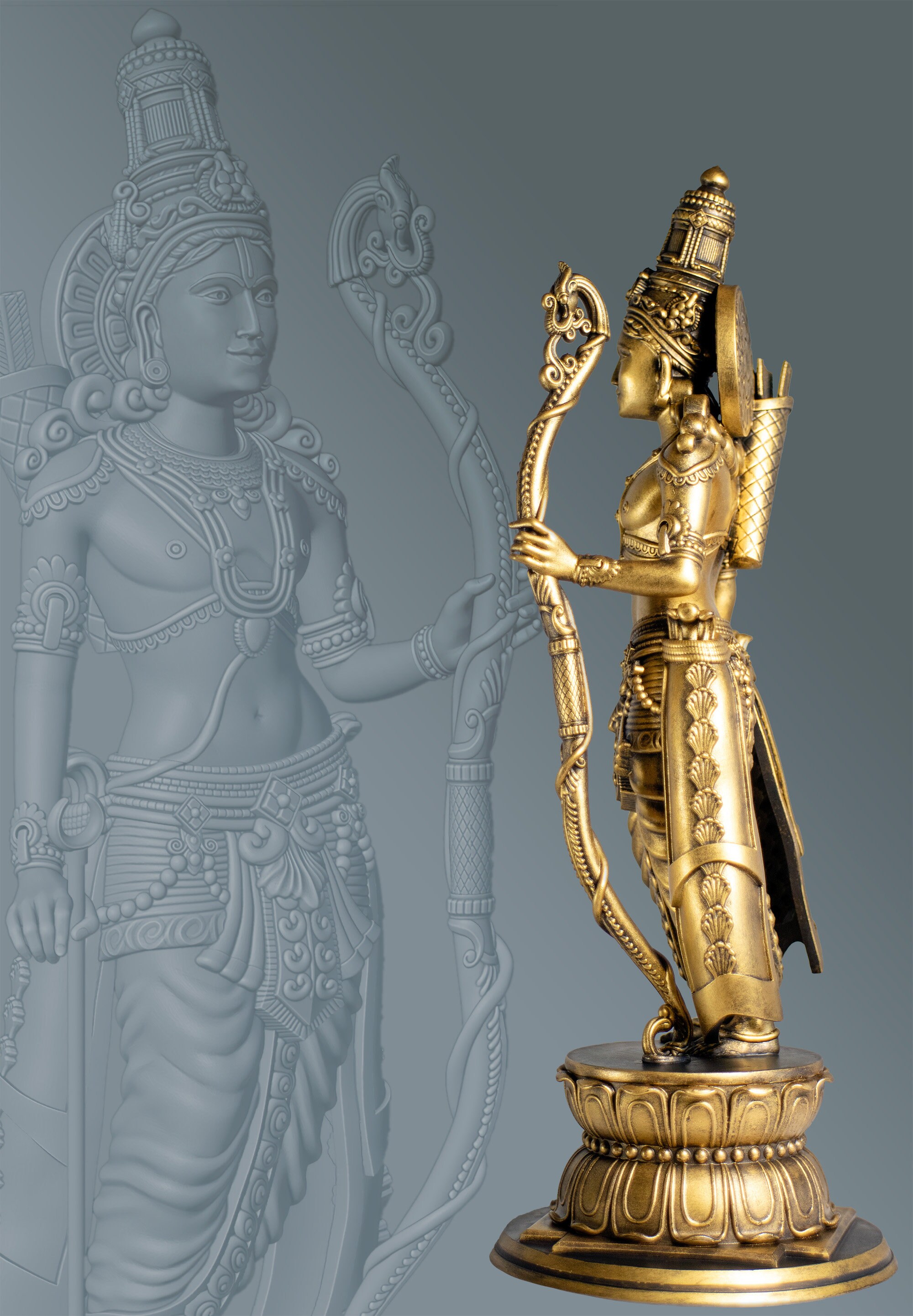 Statue of Lord Ram A.k.a. Rama Raman Ramar Ramachandra - Etsy Canada