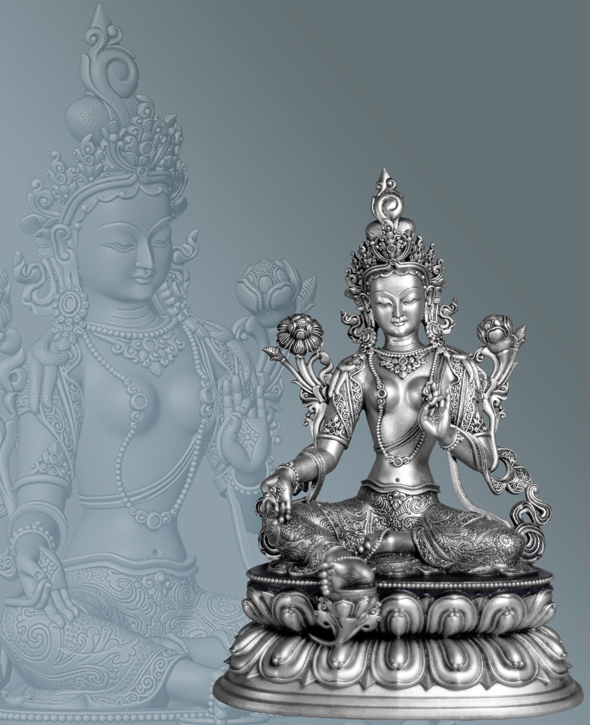 Statue of Tara, Female Bodhisattva, Meditation Deity, Mother of ...