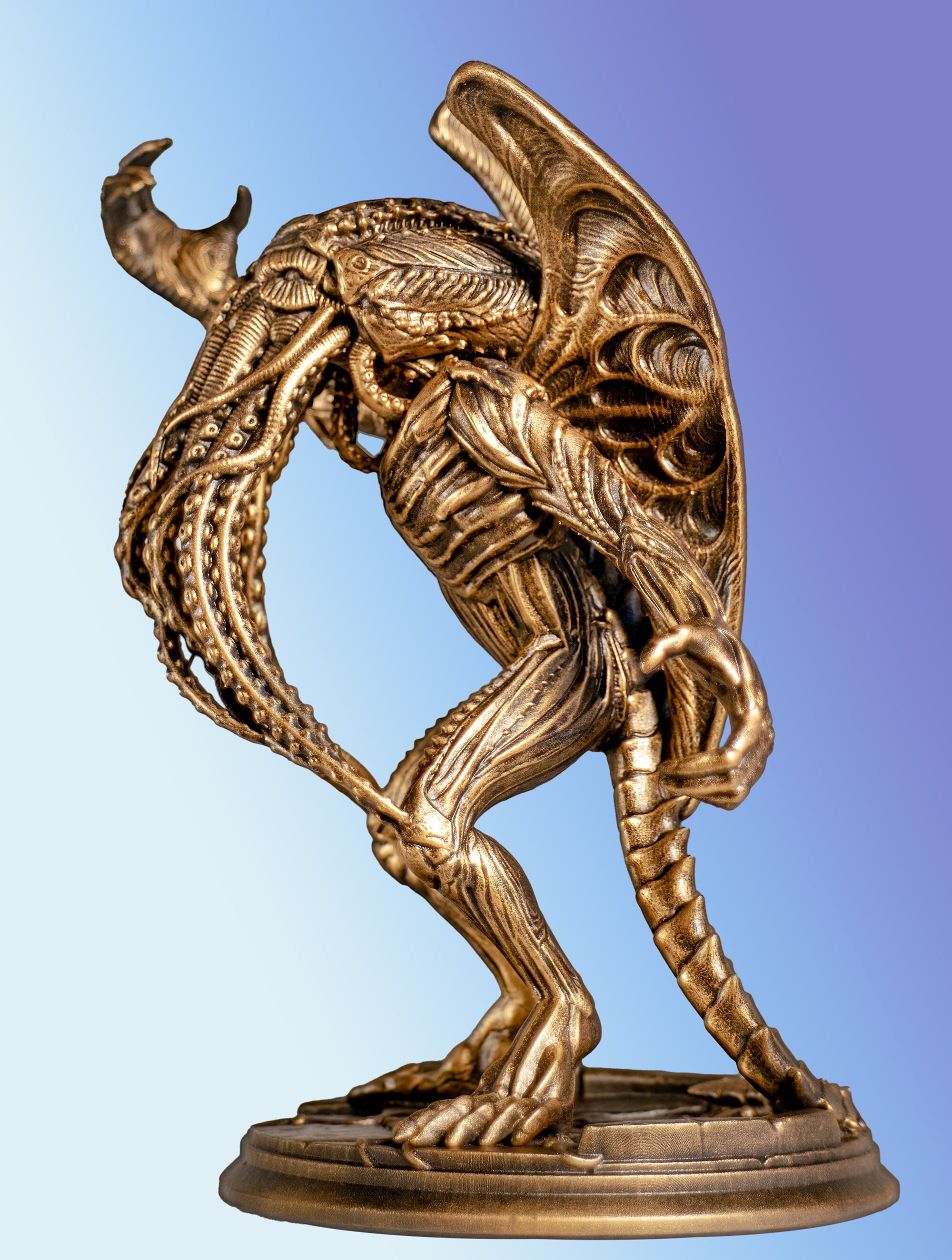 Statue of Cthulhu, the Great Old One Gigantic Alien Monster Invented by ...