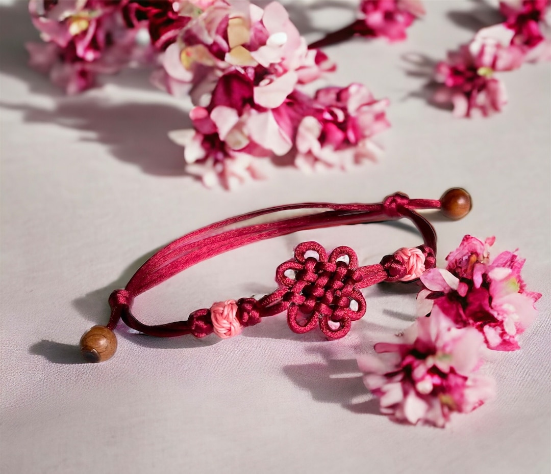 A Unique Bracelet Made With Traditional Korean Knotting-beautiful and ...