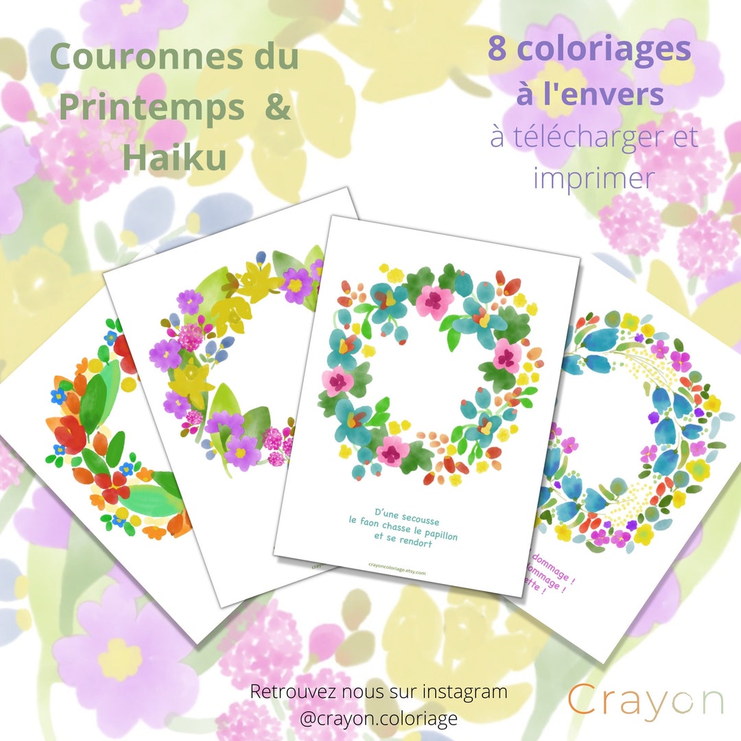 Crowns & Haiku Reverse Coloring Creativity and Well-being for Adults ...