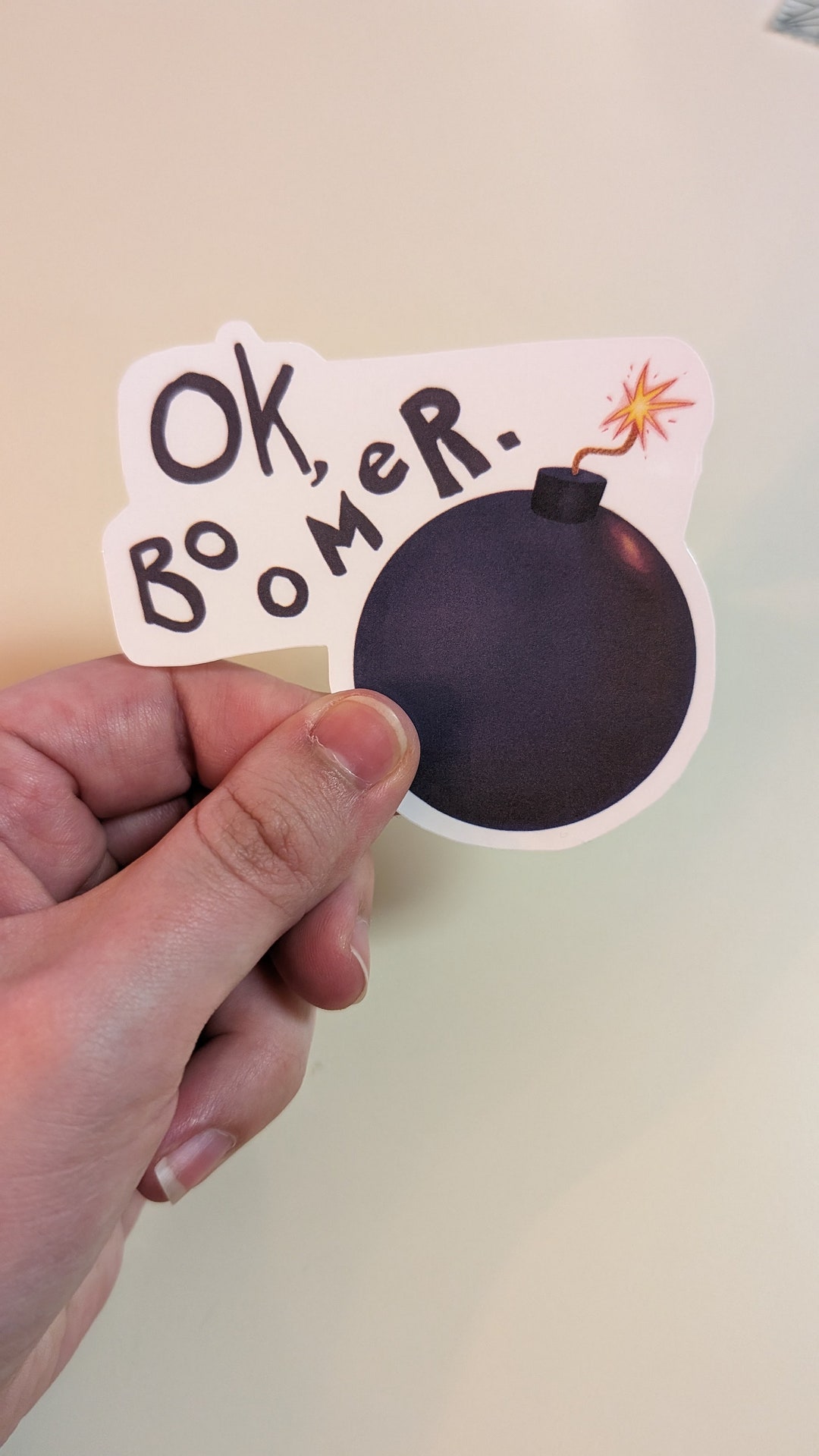 Ok Boomer Laptop Sticker Car Decal Waterproof UV Resistant Vinyl ...
