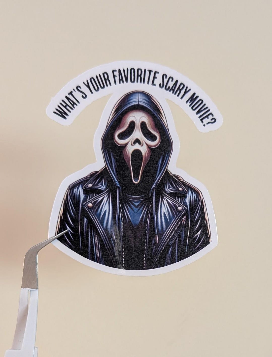 Ghostface Favorite Scary Movie Sticker Horror Movie Icon Decal ...