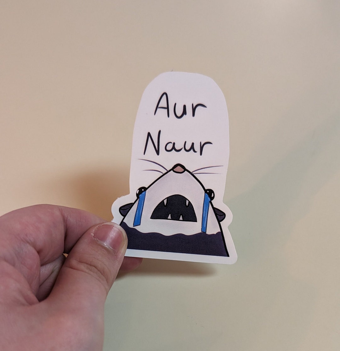 Crying Animal Meme Laptop Sticker Vinyl Waterproof UV Resistant Decal ...