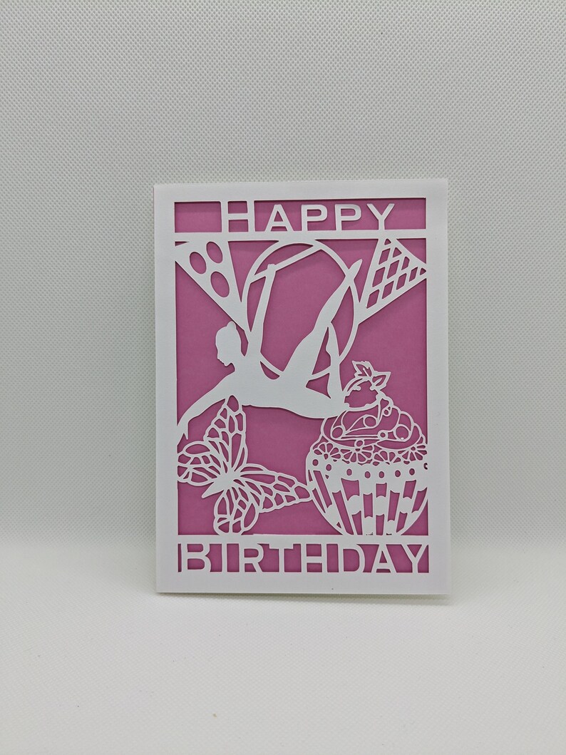 Circus Acrobats Birthday Cards, Gymnastics Birthday Card, Hoop Dancing ...