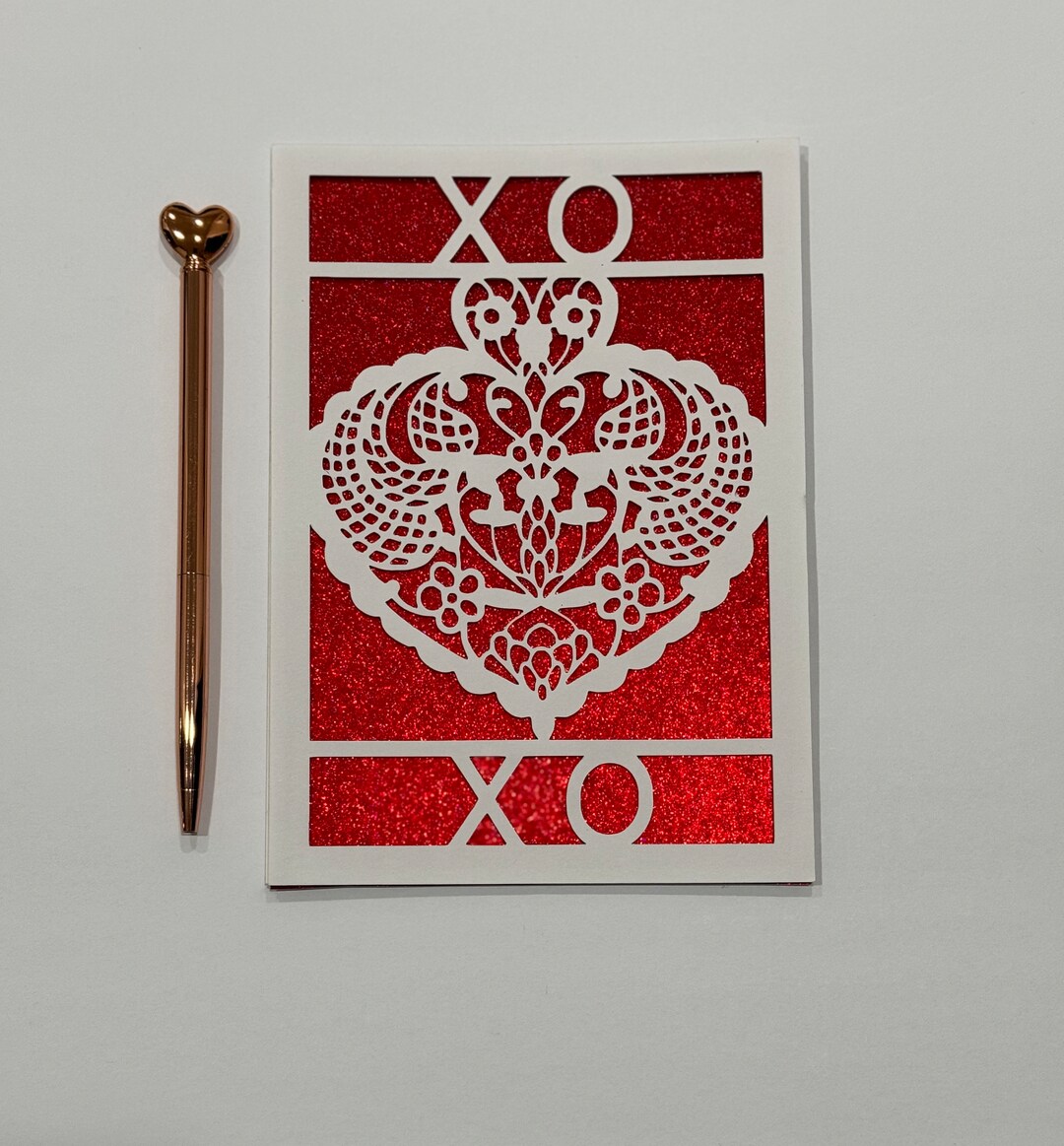 XOXO Card, Hugs and Kisses Card for Dear Friend ,xoxo Card for Girlfriend, Xoxo Card for Wife ...