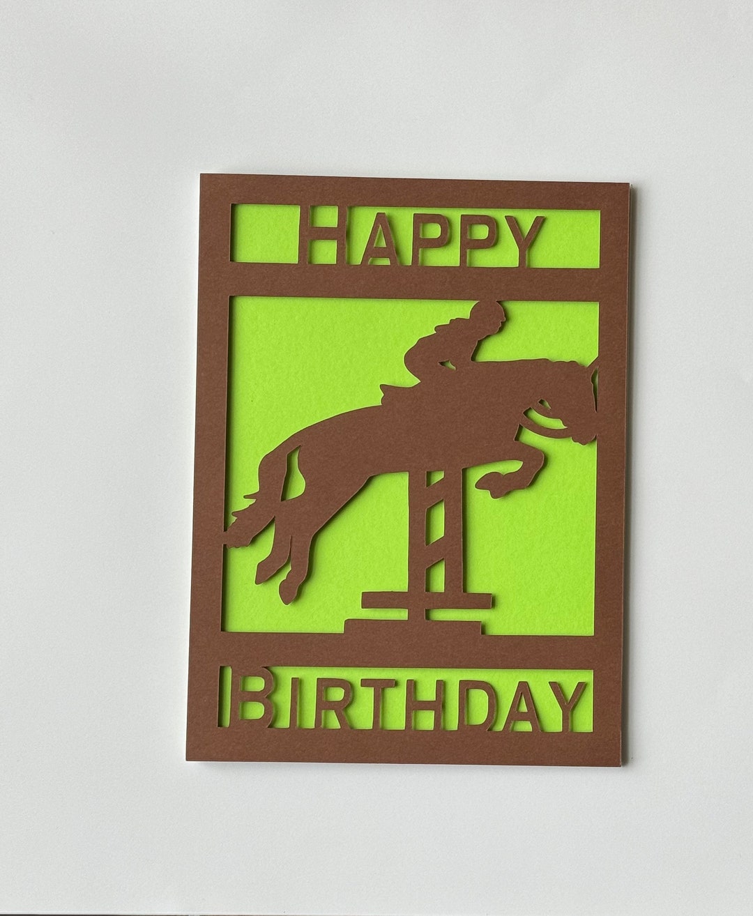 Horse Riding Birthday Card for Son, Equestrian Gift, Horse Riding ...
