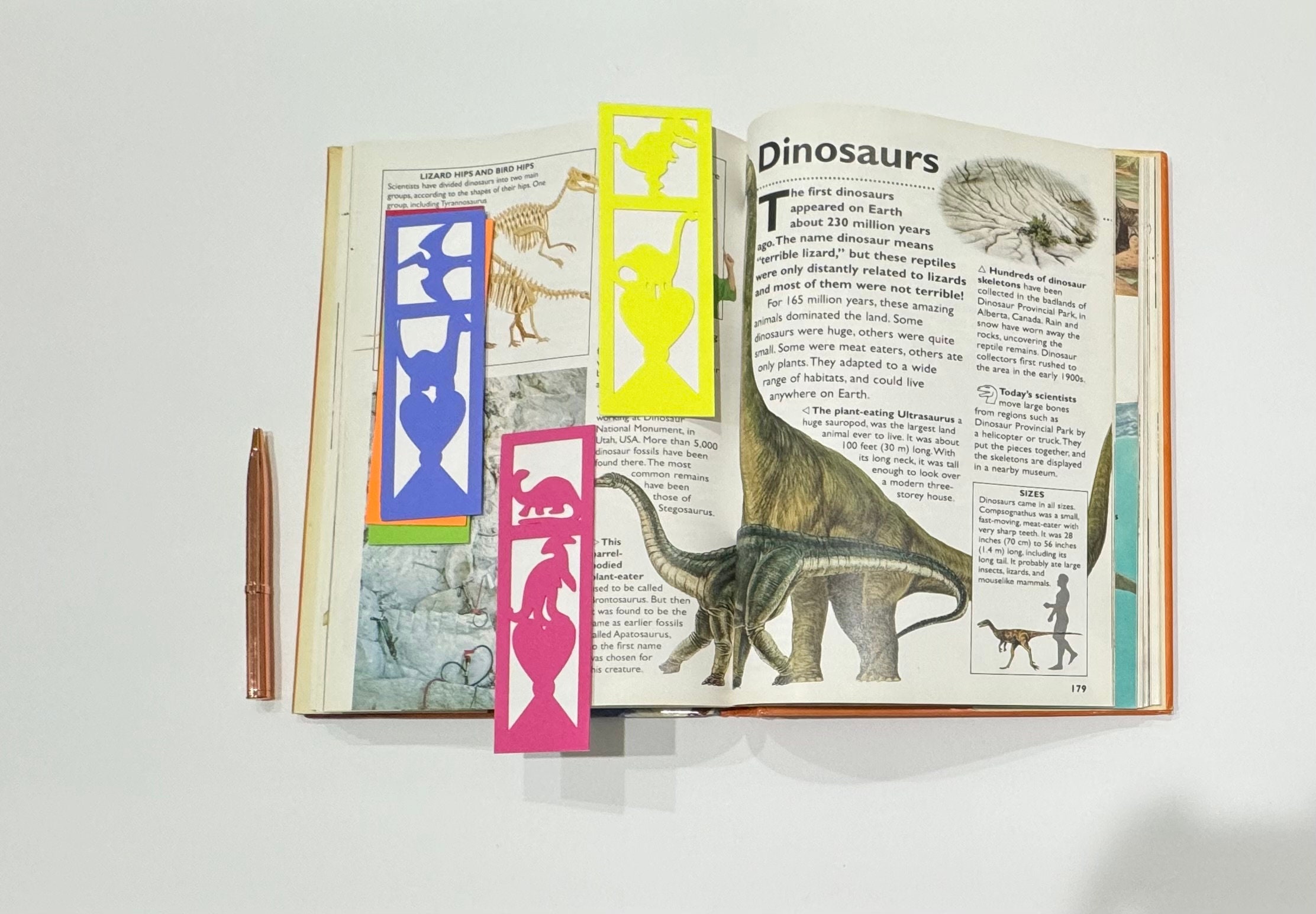 Dinosaur Bookmarks, Kids Dinosaur Bookmark, Dinosaur Party Favors, Kid ...