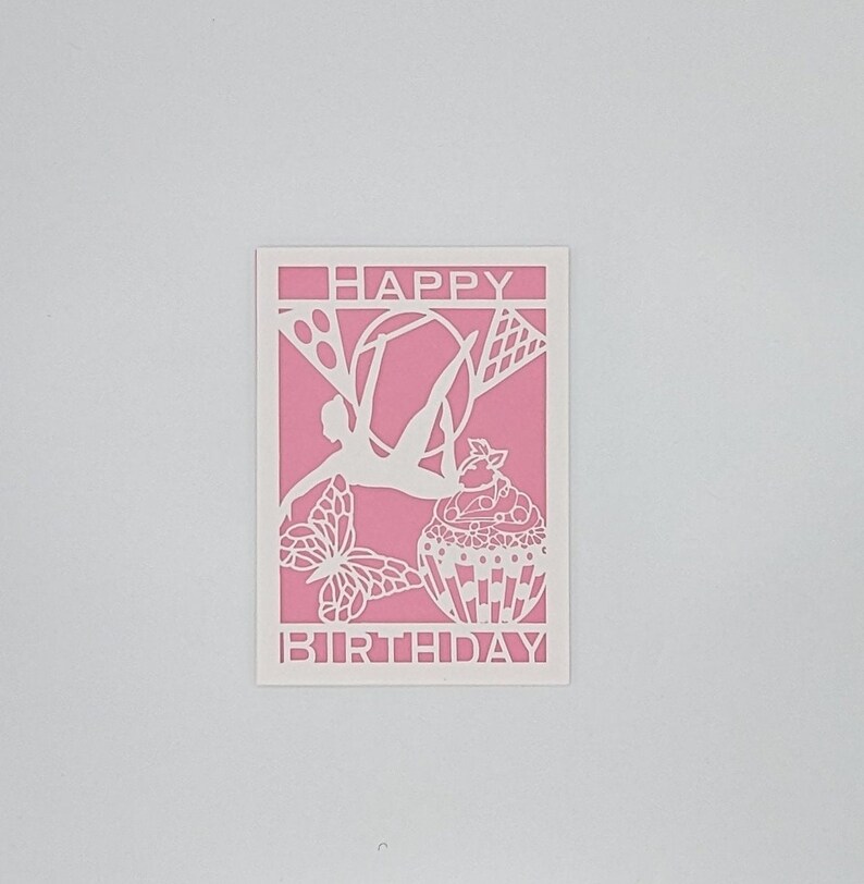 Circus Acrobats Birthday Cards, Gymnastics Birthday Card, Hoop Dancing ...