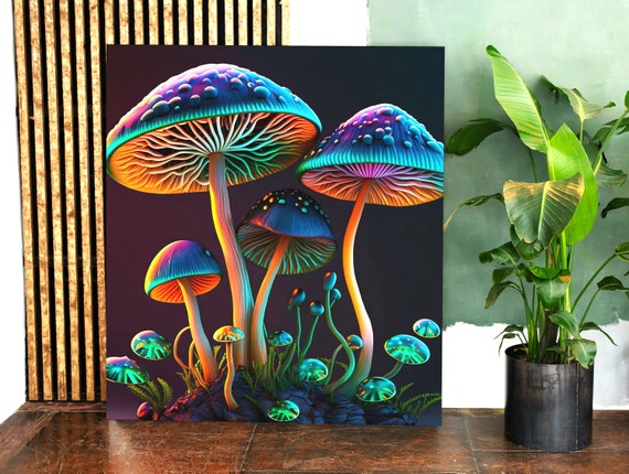 Colorful Shroom Art
