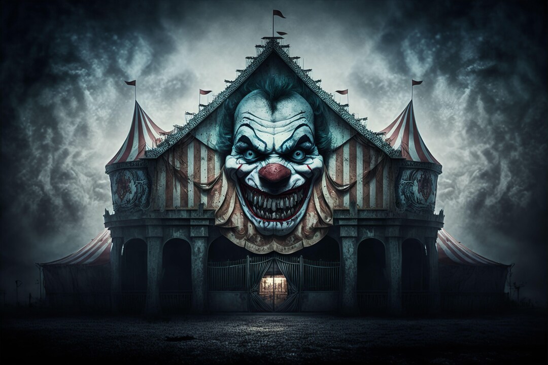 Haunted Circus Canvas, Metal, Acrylic, or Giclee Quality Prints ...