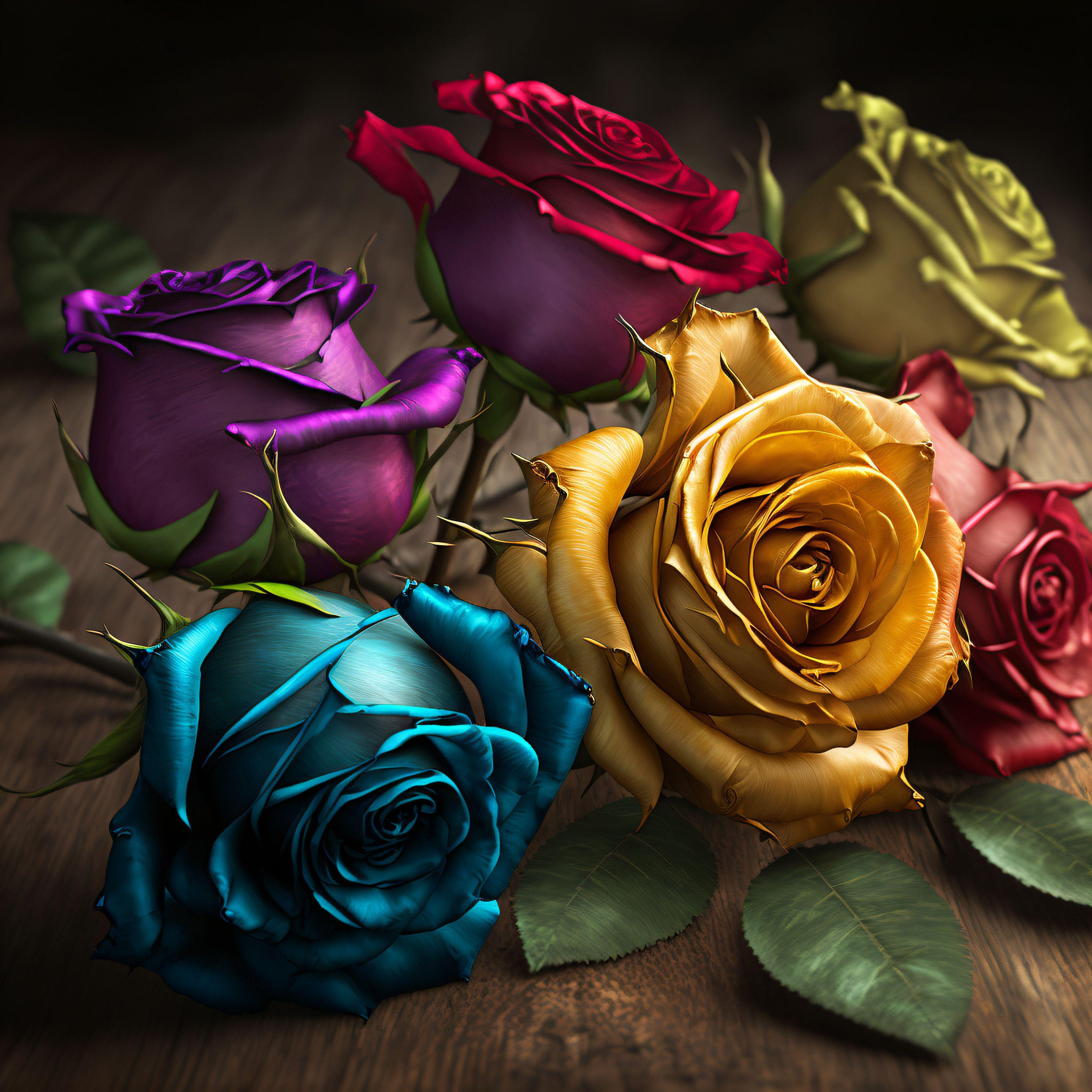 Roses Canvas, Metal, Acrylic, or Giclee Quality Prints Mounting ...