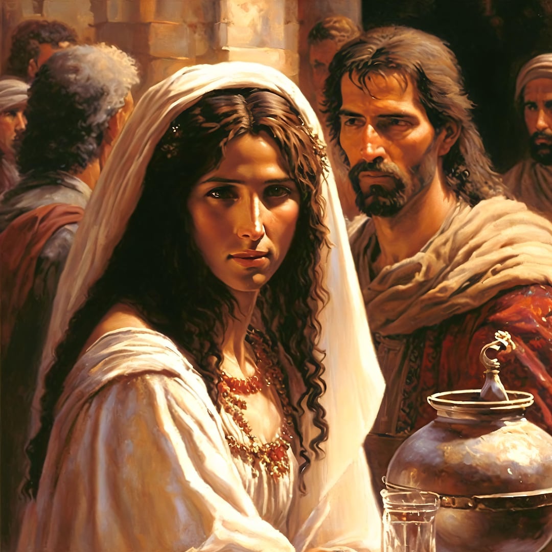 Mary at the Wedding in Cana - Canvas, Metal, Acrylic, Framed, or Giclee ...