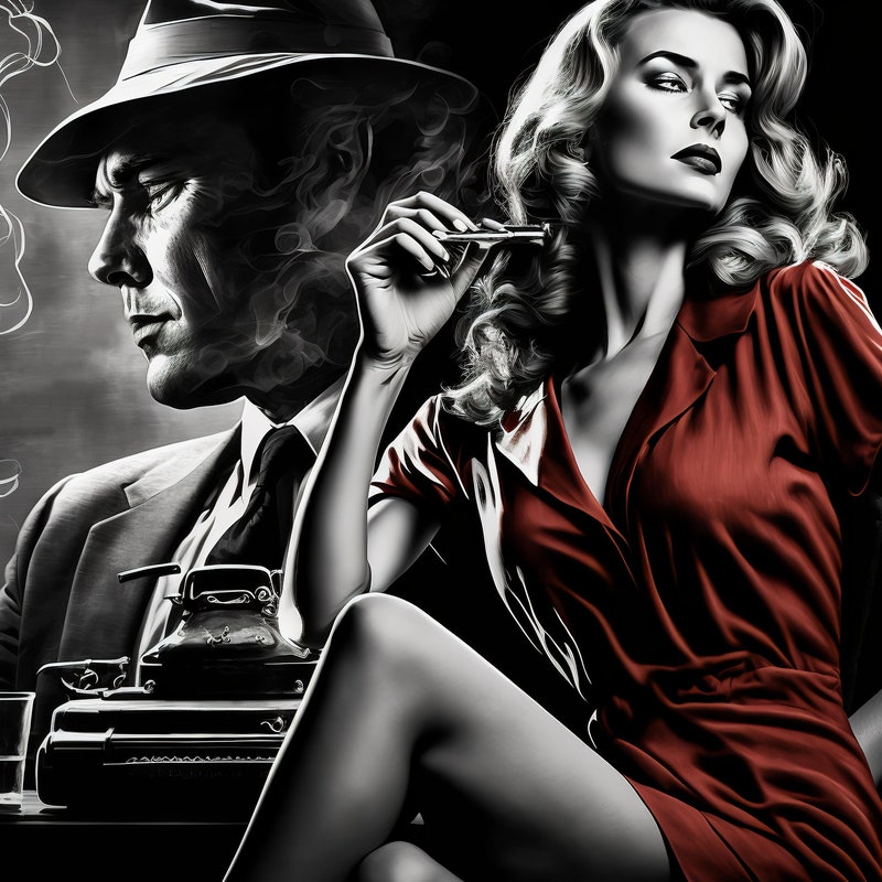 Film Noir Posters - Etsy