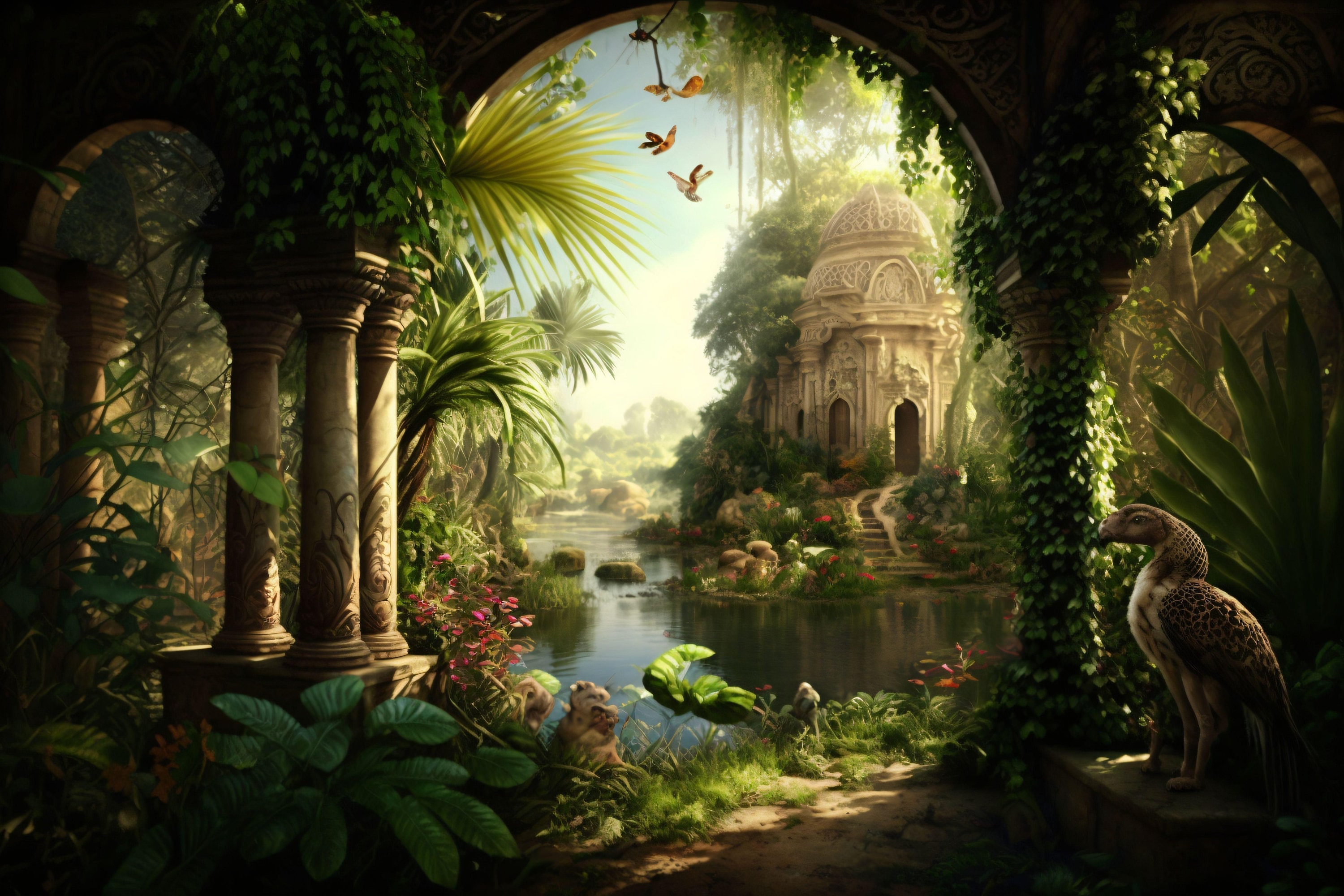 The Garden Of Eden Painting