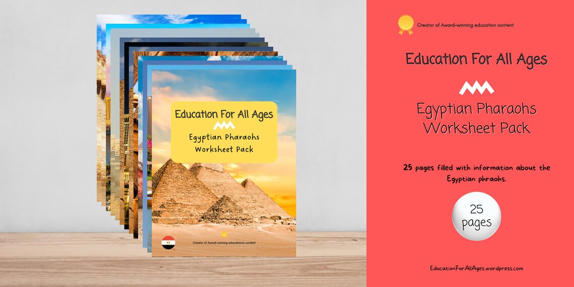 Egyptian Pharaohs Worksheet Pack | Egyptian Pharaohs Activity Pack ...