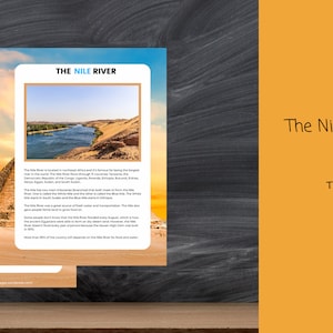 The Nile River Worksheet | Nile River Printable | Educational Printable ...