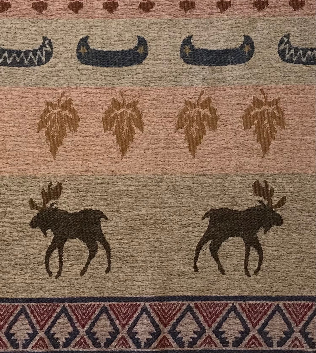 Pendleton Wool Fabric, 23.5 X 30.5, Adirondack Design, Light-weight - Etsy