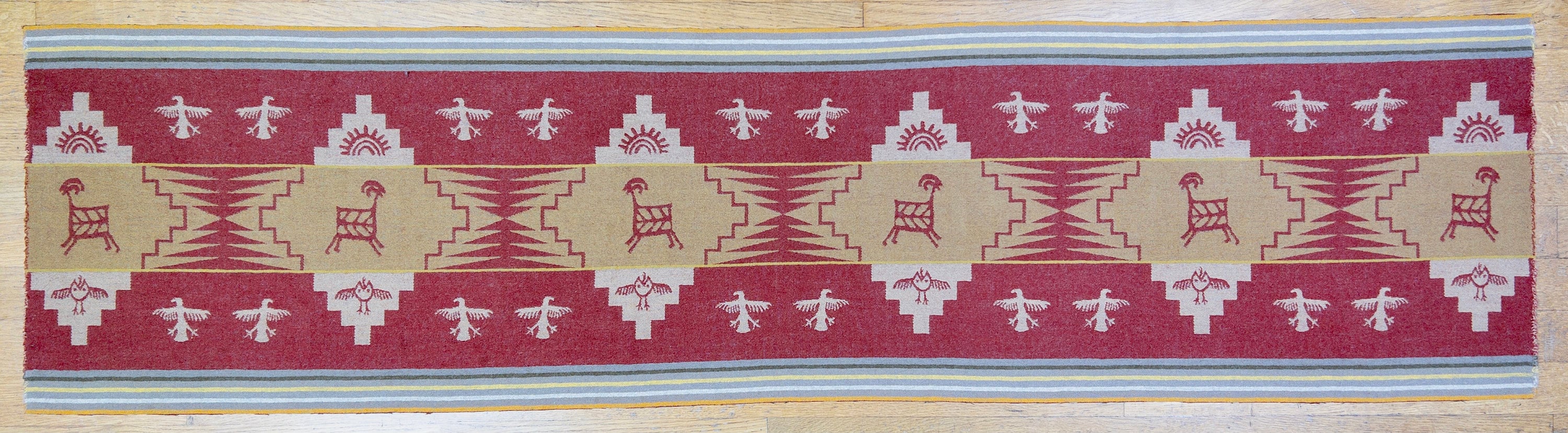 Pendleton Wool Fabric, 16.5 X 63, rock Art Design, Light-weight - Etsy