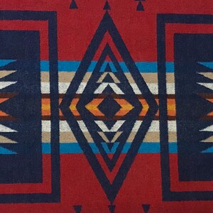 Pendleton Wool Fabric, 19” X 21.5”, "harding" Nez Perce Design, Light ...