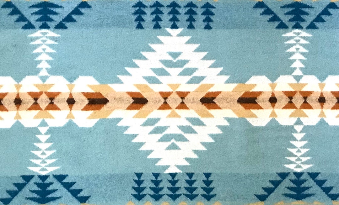 Pendleton Wool Fabric, 16 X 32, Rancho Arroyo Design, Blanket-weight - Etsy