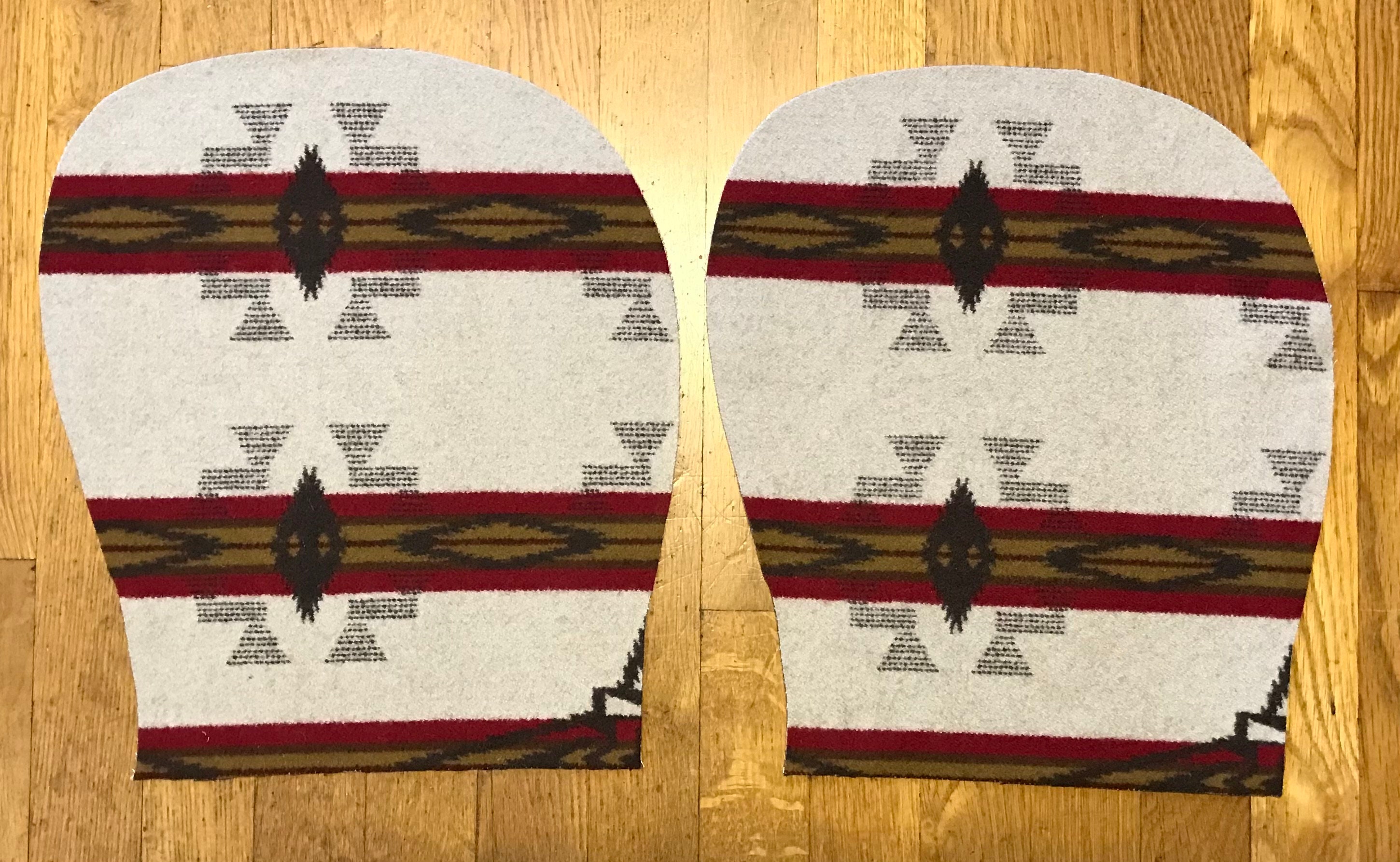 Pendleton Wool Fabric, 2 Pieces, Native American Design, Blanket-weight ...