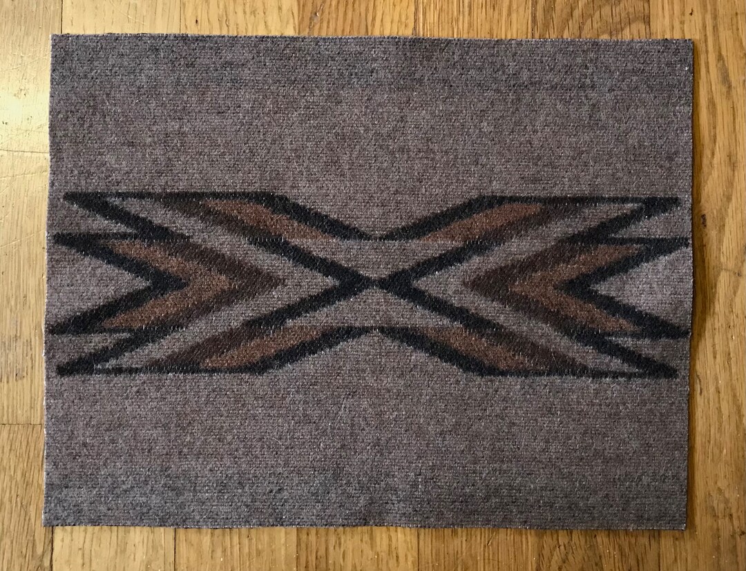 Pendleton Wool Fabric, 9” X 11.75”, Navajo “chinle” Design, Heavy ...