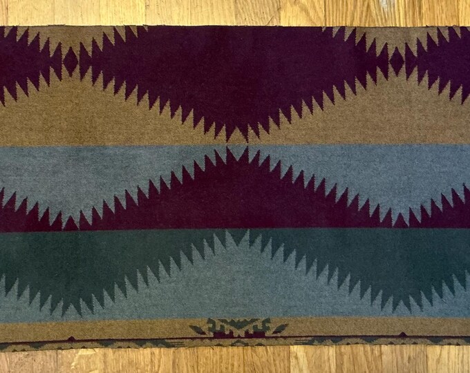 Pendleton Wool Fabric, 15.5” X 32”, "saguaro" Design, Light-weight - Etsy