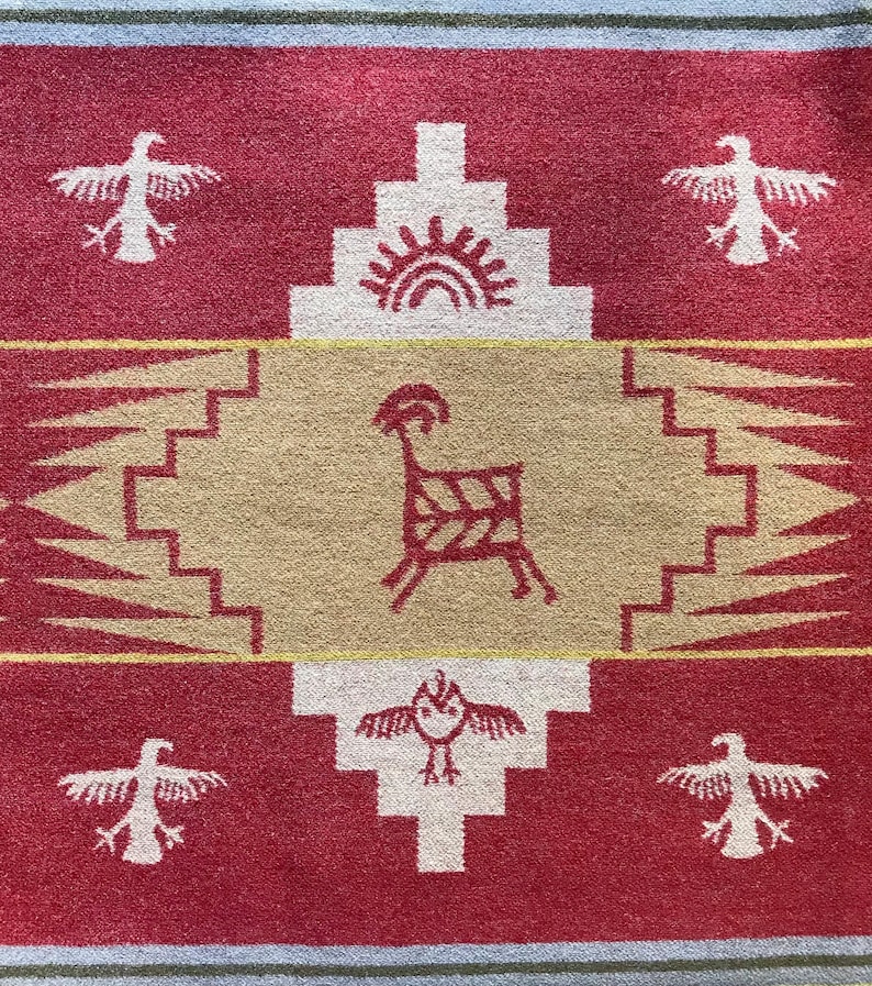 Pendleton Wool Fabric, 16.5 X 63, rock Art Design, Light-weight - Etsy