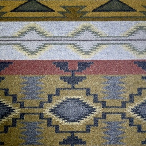 Pendleton Wool Fabric, 16” X 17.5”, Native American Design, Blanket ...
