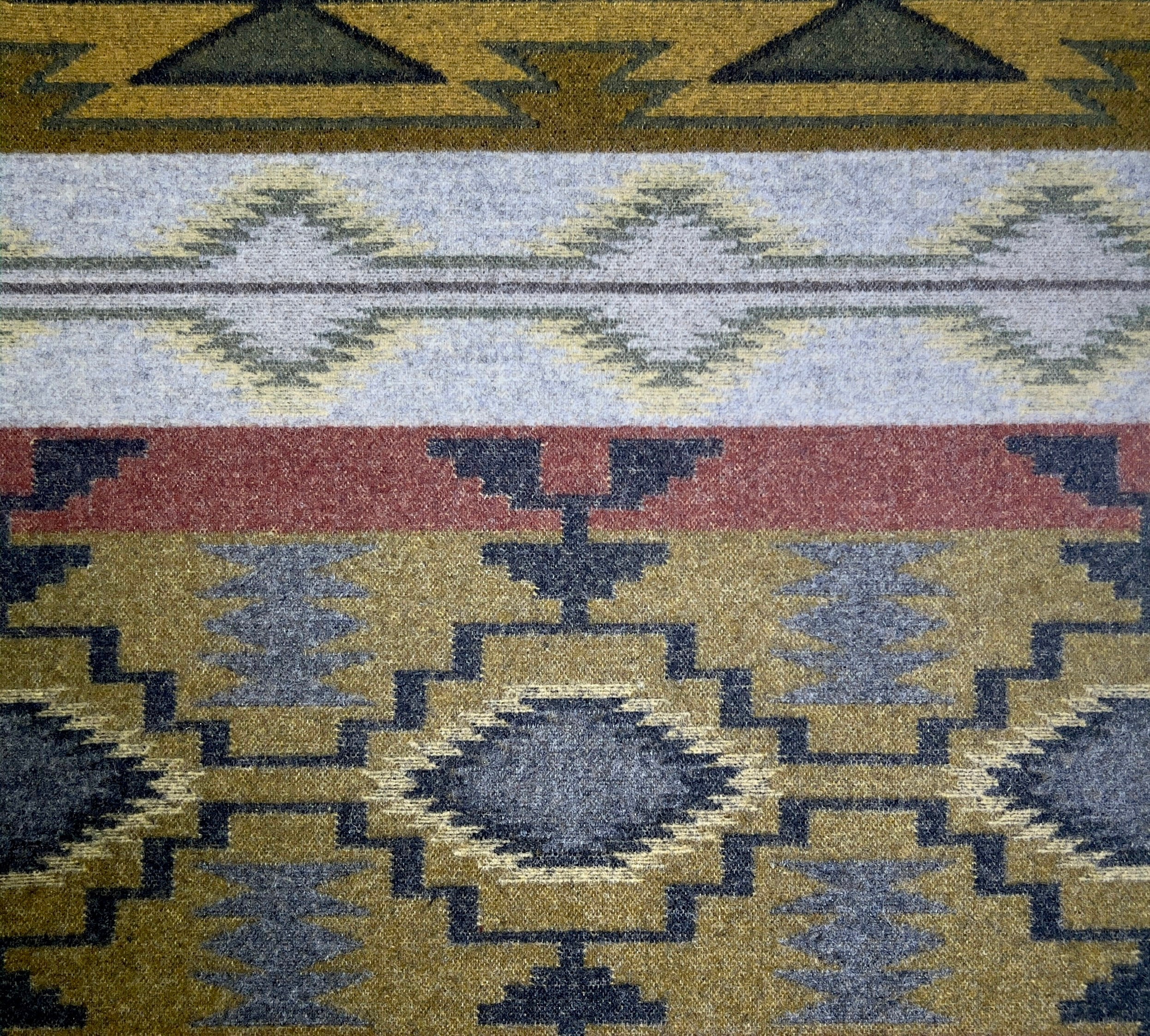 Pendleton Wool Fabric, 16” X 17.5”, Native American Design, Blanket ...