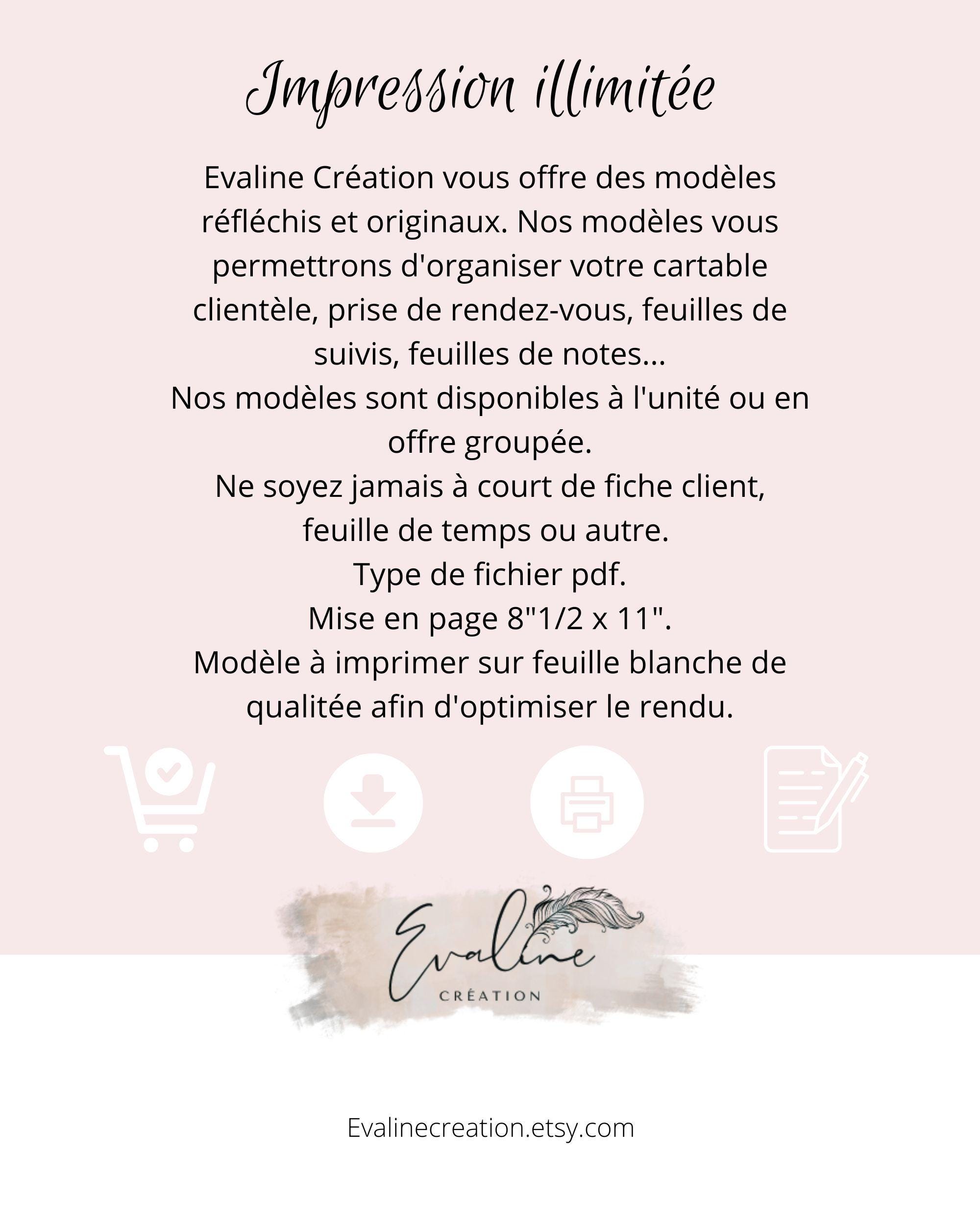 General Template Client/client Profile Sheet to Print Instant Download ...
