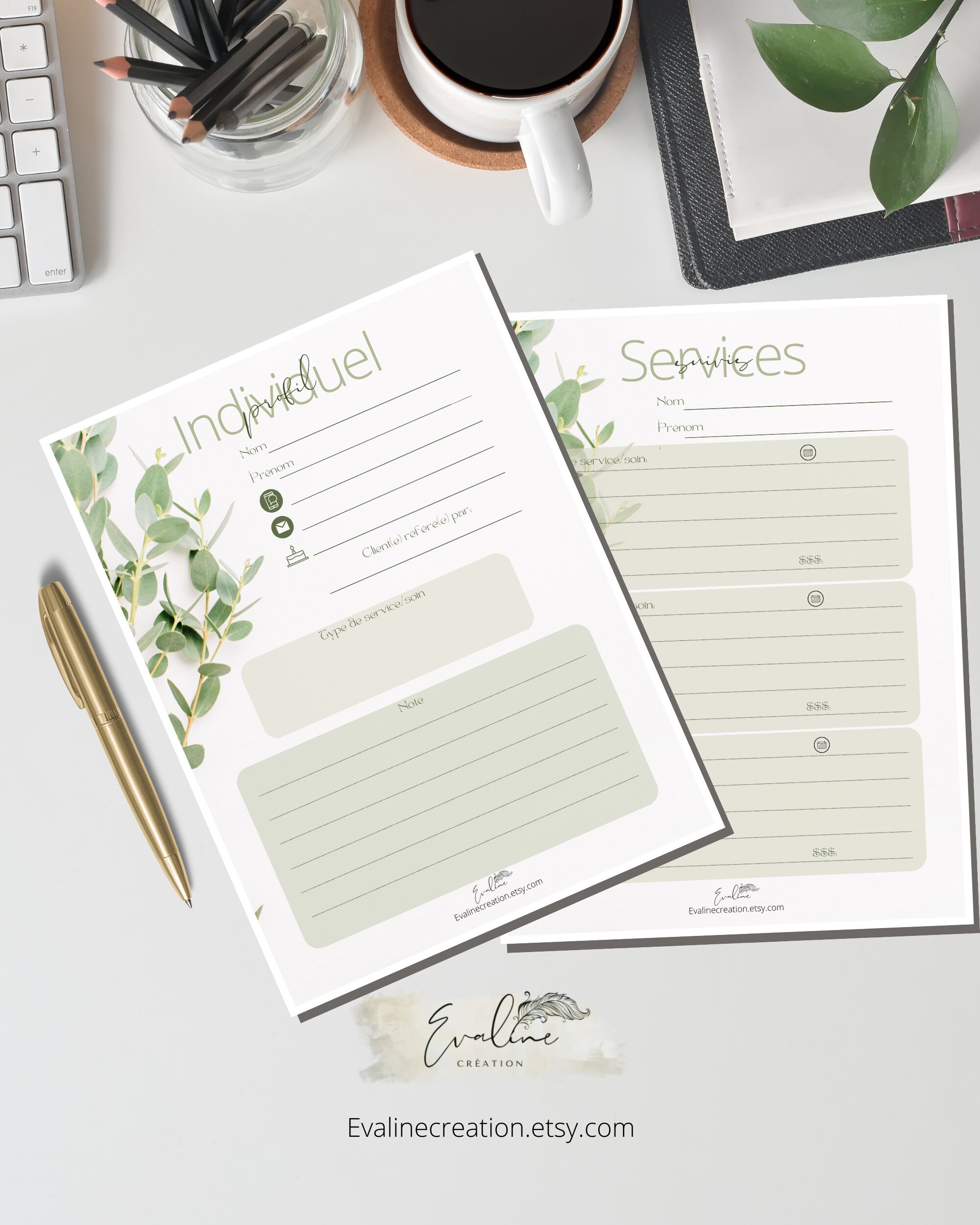 Modelo, Plantilla, ficha de cliente, perfil para imprimir, descarga ...