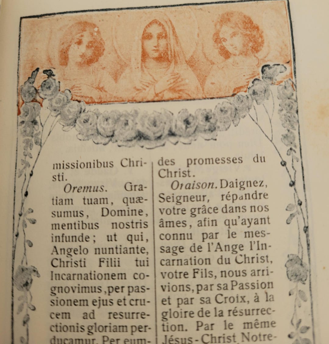 French Art Nouveau Prayer Book 1917 With Beautiful Graphics for ...