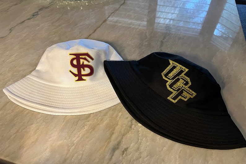 Custom College Bucket Hat/custom Bucket Hat for Any College/school/team ...