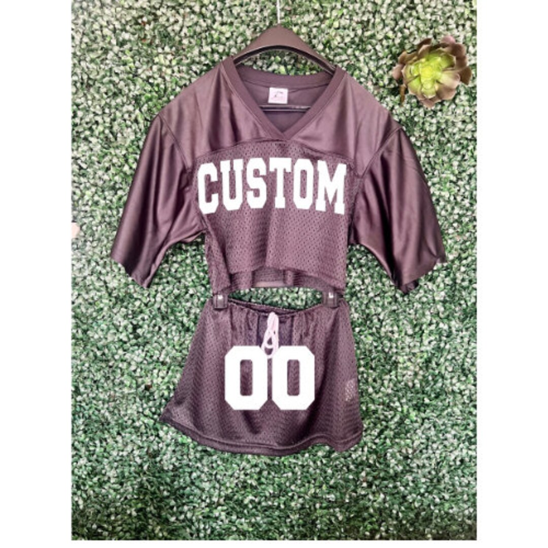 Custom College, Team, Camp, Football Jersey Top and Skirt Set. Custom ...