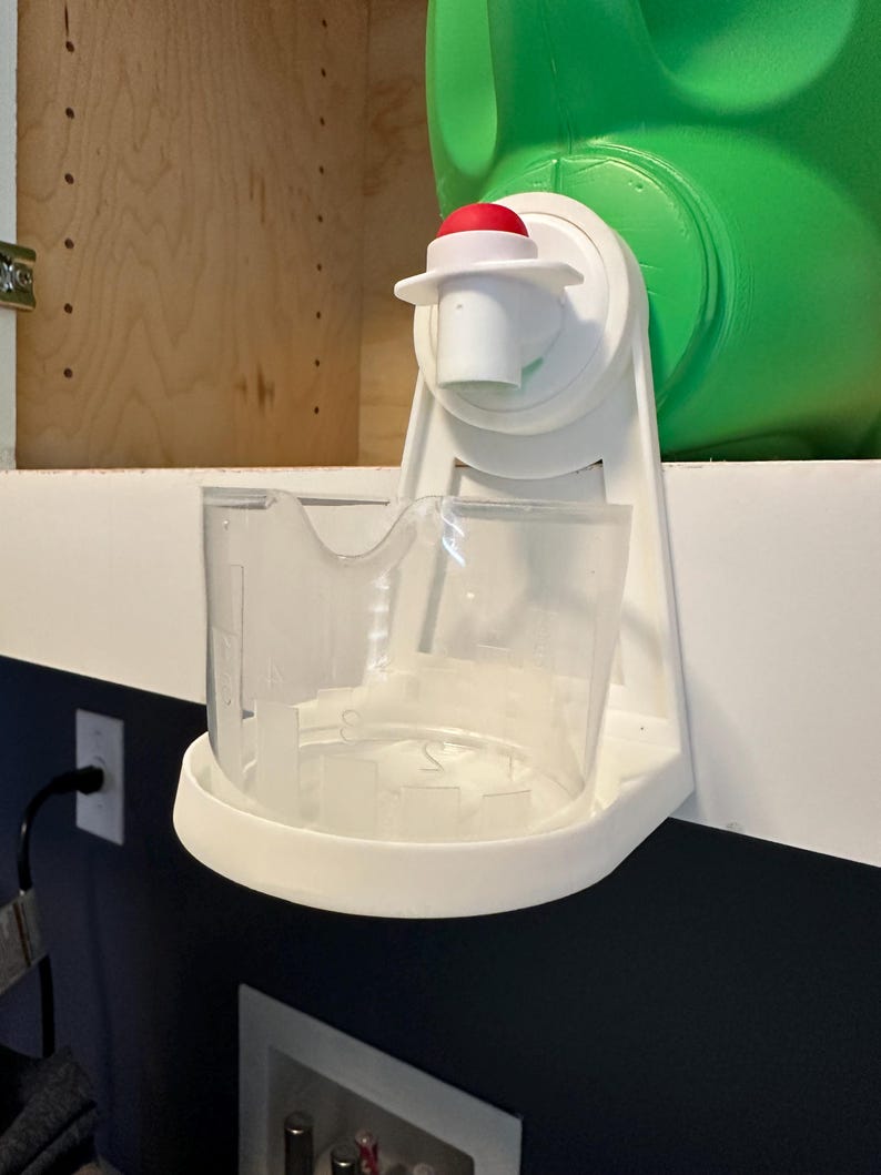 Laundry Detergent Cup Holder | Laundry Soap Drip Catcher | Laundry ...