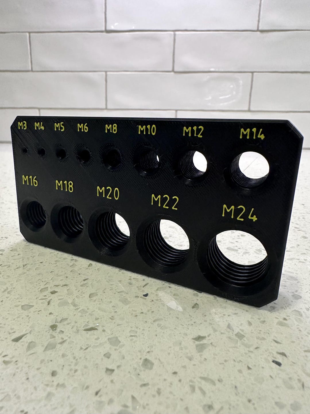 Metric Thread Test Block | Thread Determination Tool | Accurate Thread ...