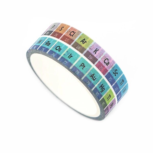 Science Washi Tape - Etsy
