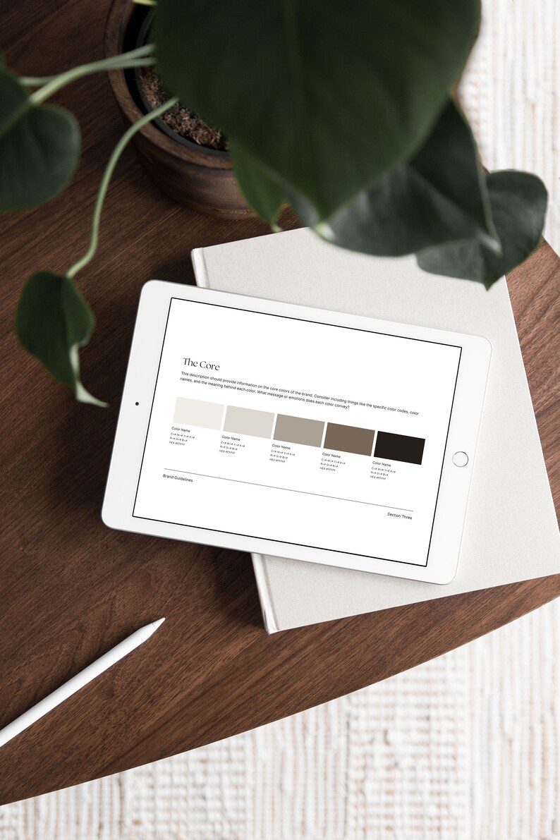 Brand Guidelines Canva Template 32 Pages Video Walk-through Elevated ...