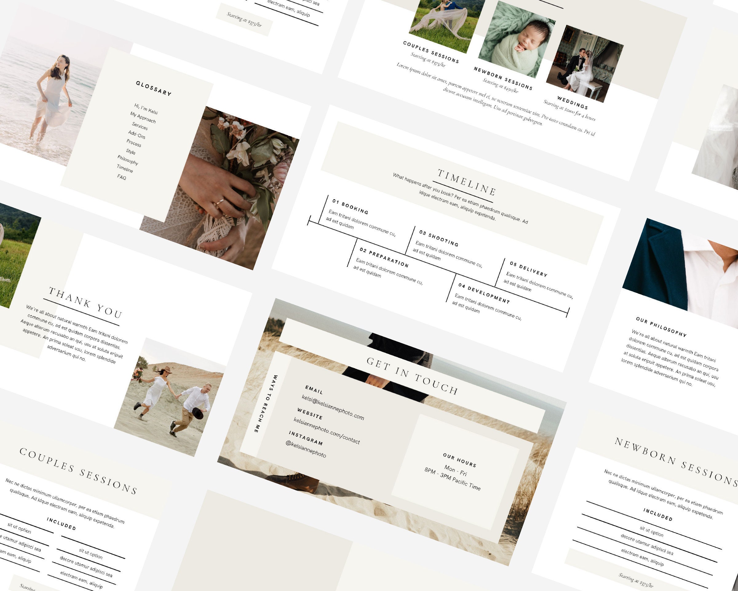 20-page Canva Service Guide Template | Feminine & Elevated Pricing Guide | Welcome Guide | Canva ...