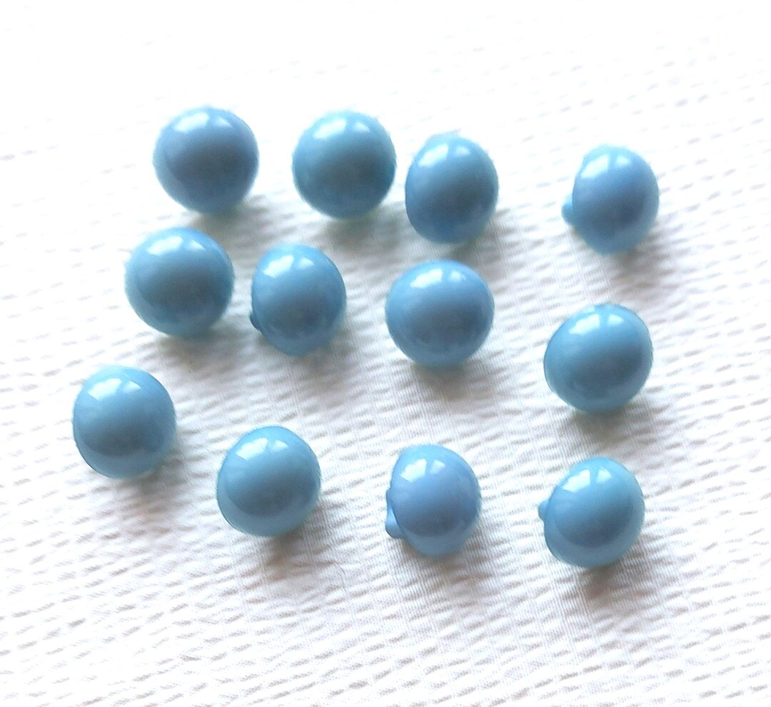 Blue Buttons, Dome Shaped, With Shanks - 1 Dozen - Etsy