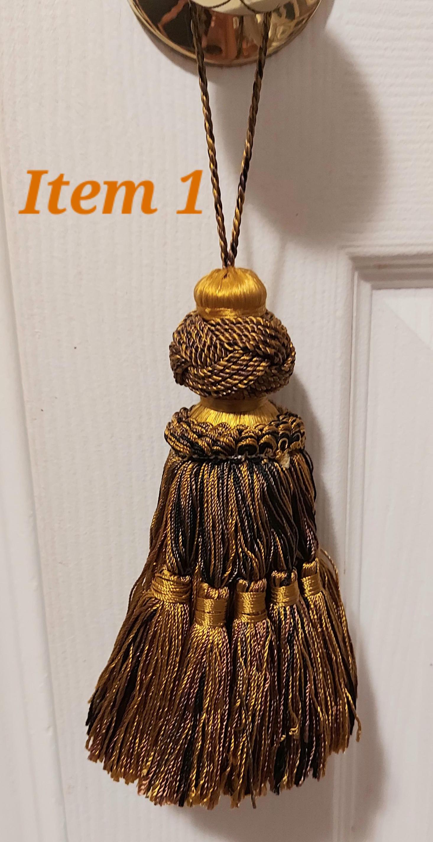 Key Tassels, Large, Luxury Copper, Beige - Etsy