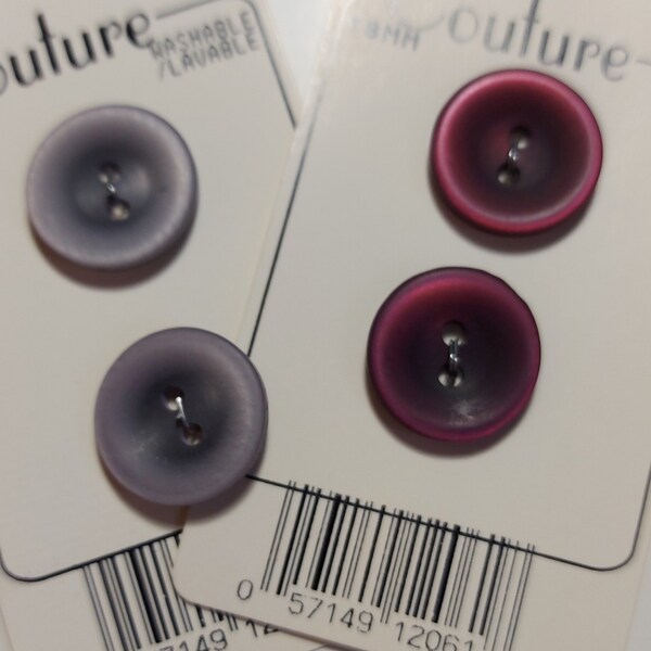 Two Tone Buttons - Etsy