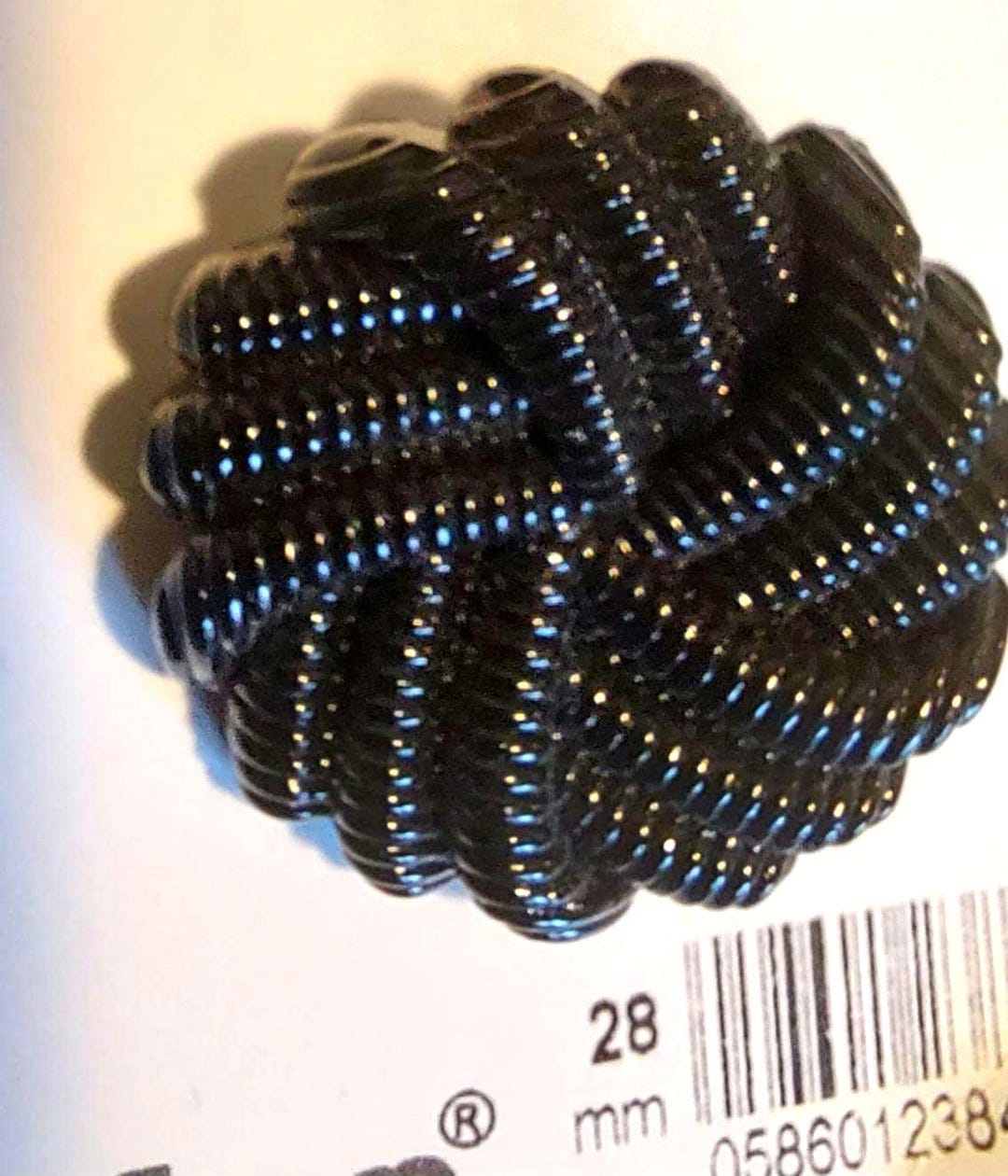 Black Buttons - Corded Weave Design, With Shanks, in Two Sizes - Etsy