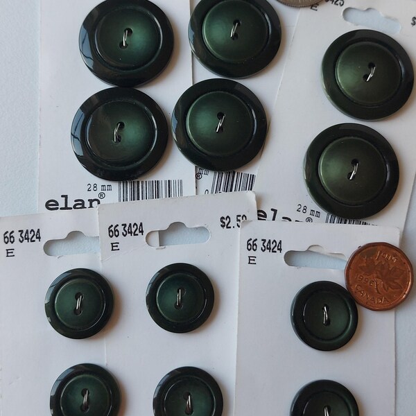 Green Buttons - Etsy