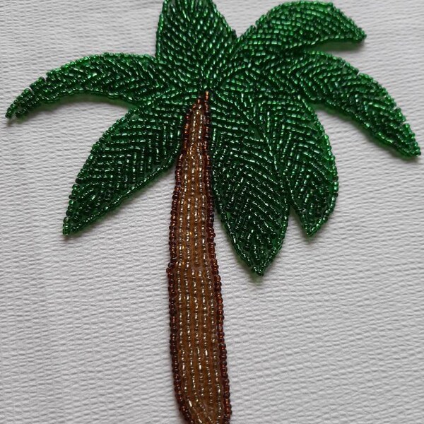 Palm Tree Applique - Etsy