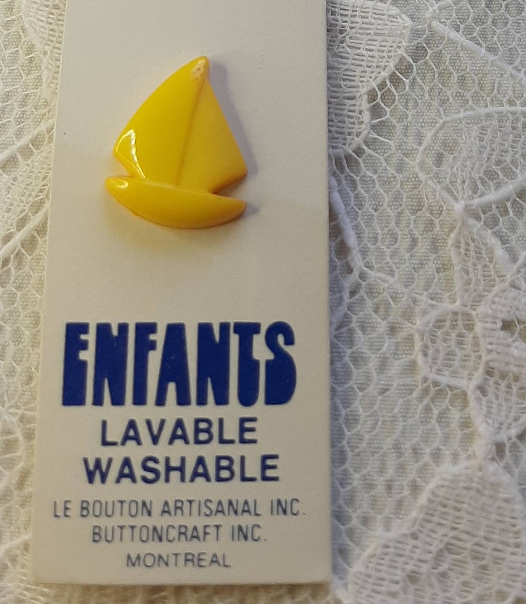 Yellow Boat Buttons With Shanks Vintage - Etsy