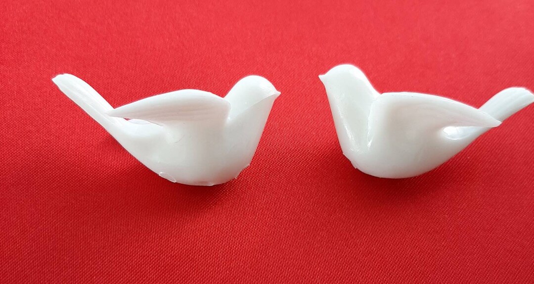 White Doves (set of 12), Vintage - Etsy